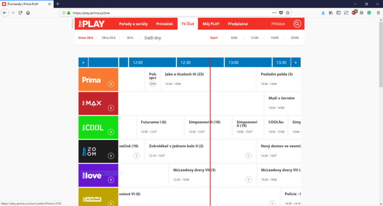 Jak a kde sledovat TV Prima online a zdarma? COOL, MAX, ZOOM i Love